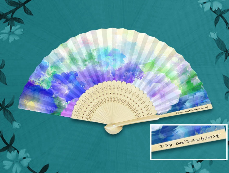 Personalized Silk Hand Fans, Wedding Fans, Promotional Fans ...