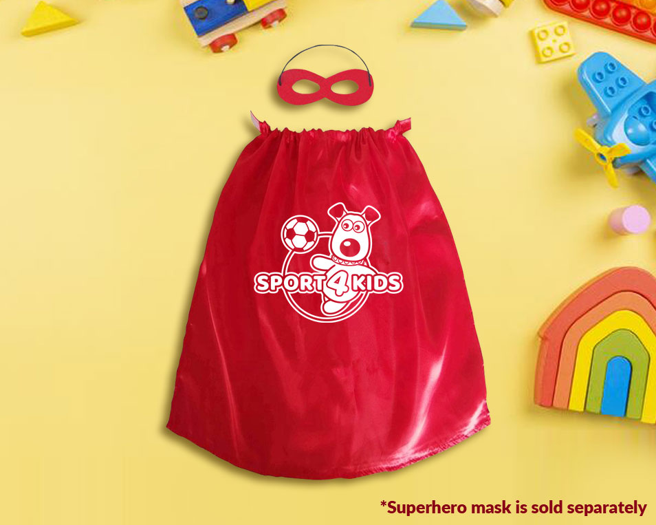 Custom Printed Satin Kids Capes with Logo – Personalized Fan Store