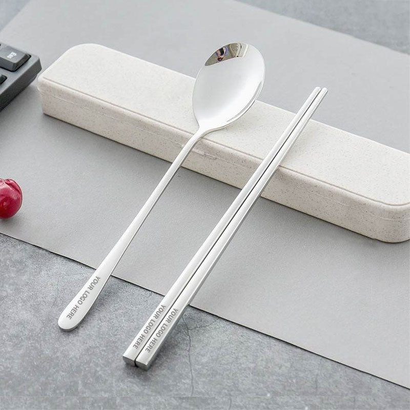 Custom Engraved 2-Piece Cutlery Set with Case – Personalized Fan Store