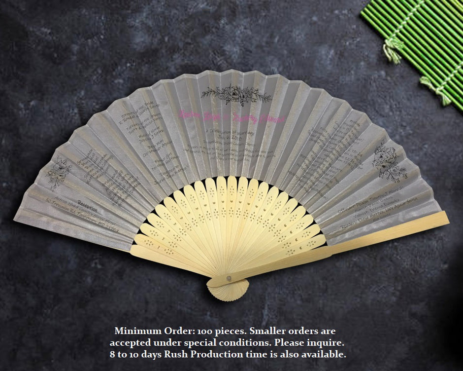 Wedding Hand Fans – Personalized Fan Store