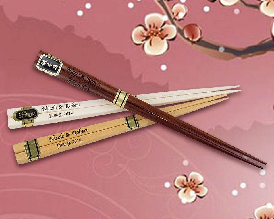 Personalized Japanese Chopsticks, Custom Chopstick Favors ...
