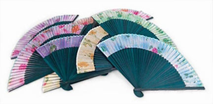 Sheer Cloth Hand Fan – Personalized Fan Store