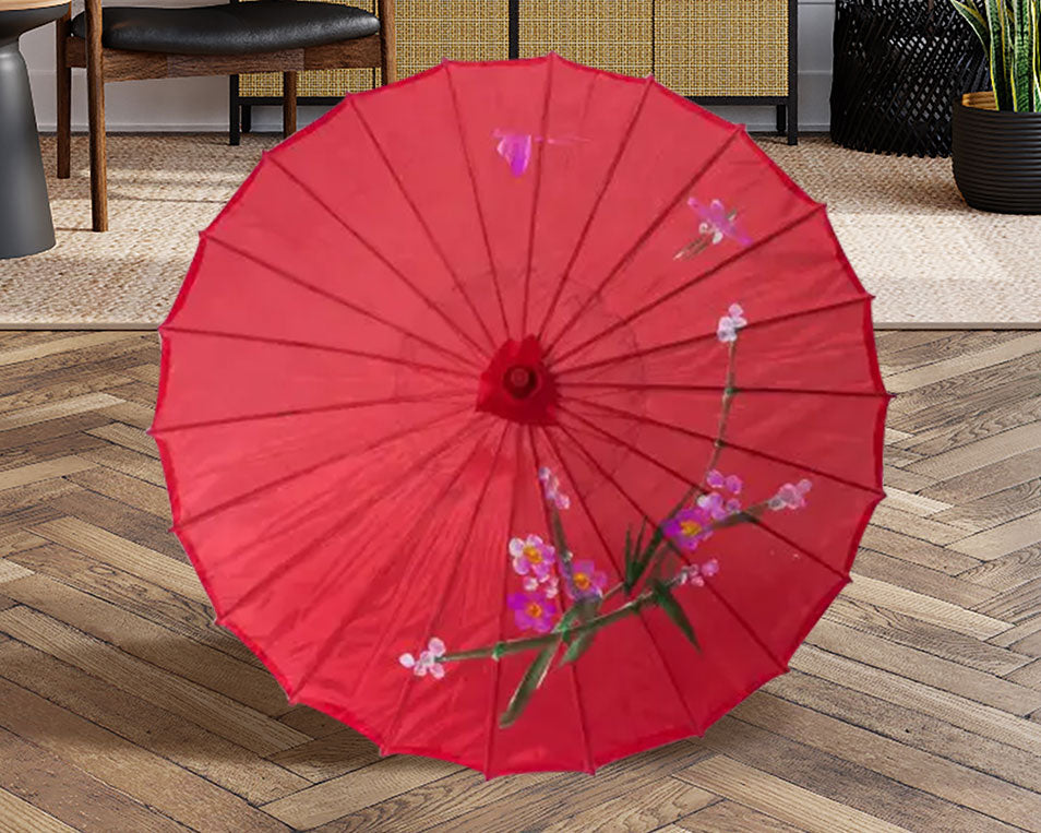 23.6 Inch Painted Silk Children's Parasol (For Kids 3-5 Years Old ...